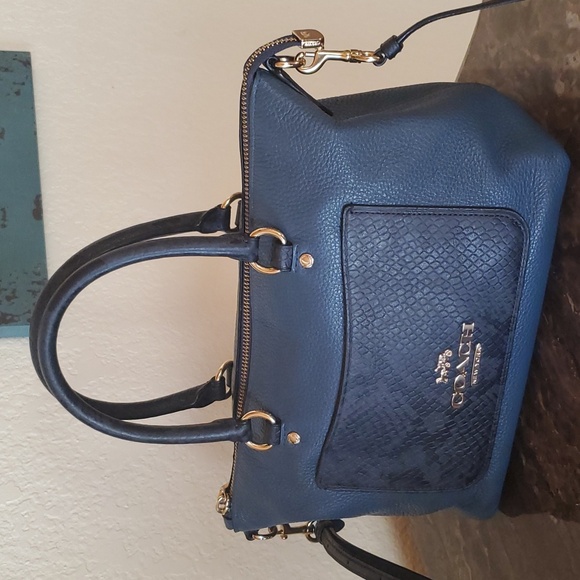 Coach | Bags | Coach Mini Emma Bag With Snake Print | Poshmark